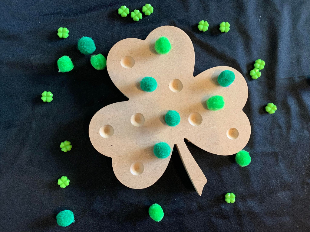 Fine Motor Skills Shamrock - Great For St. Patricks Day Activities ...