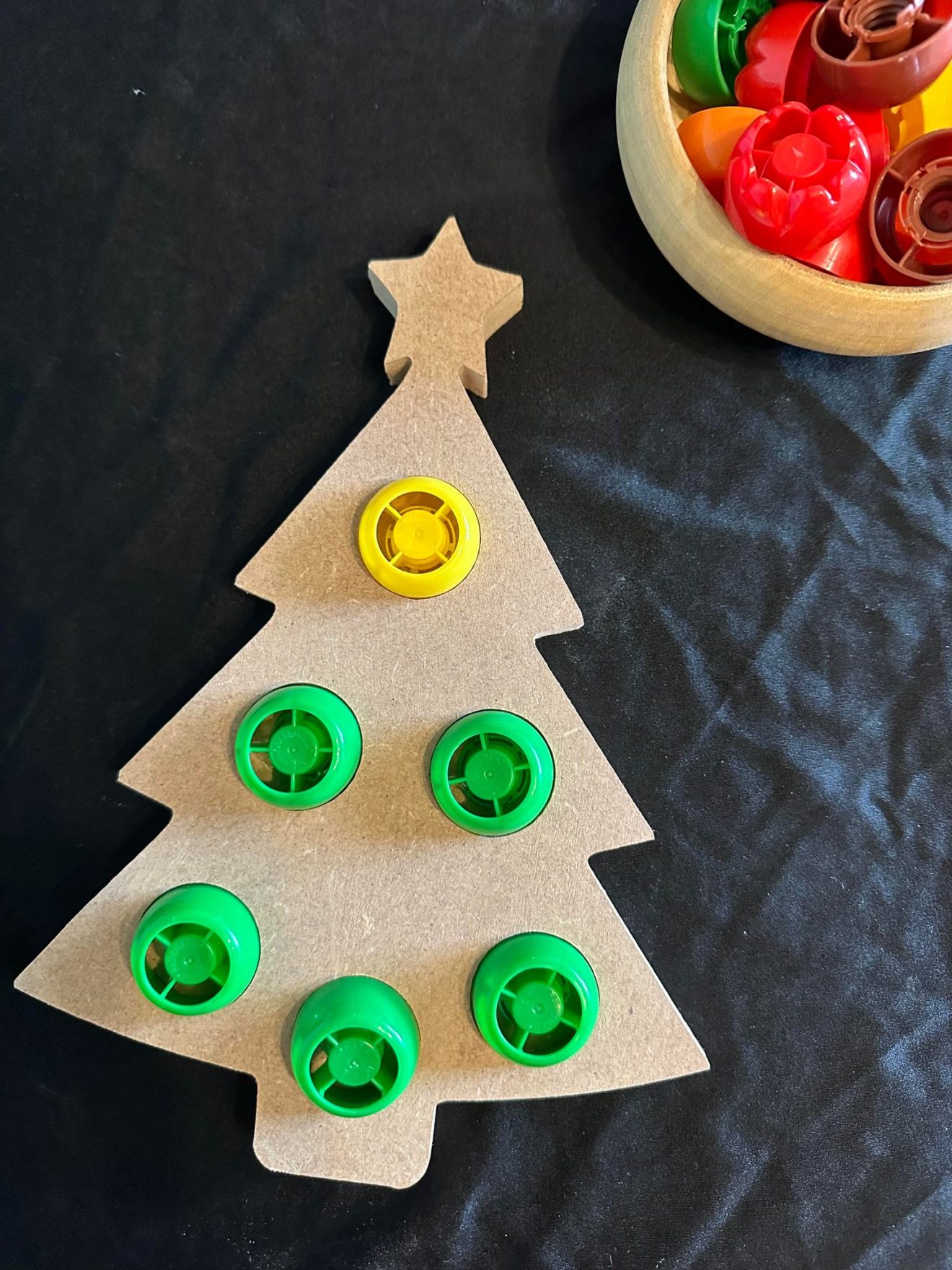 Christmas Tree Pouch Lid Shape - Woodings Woodshack