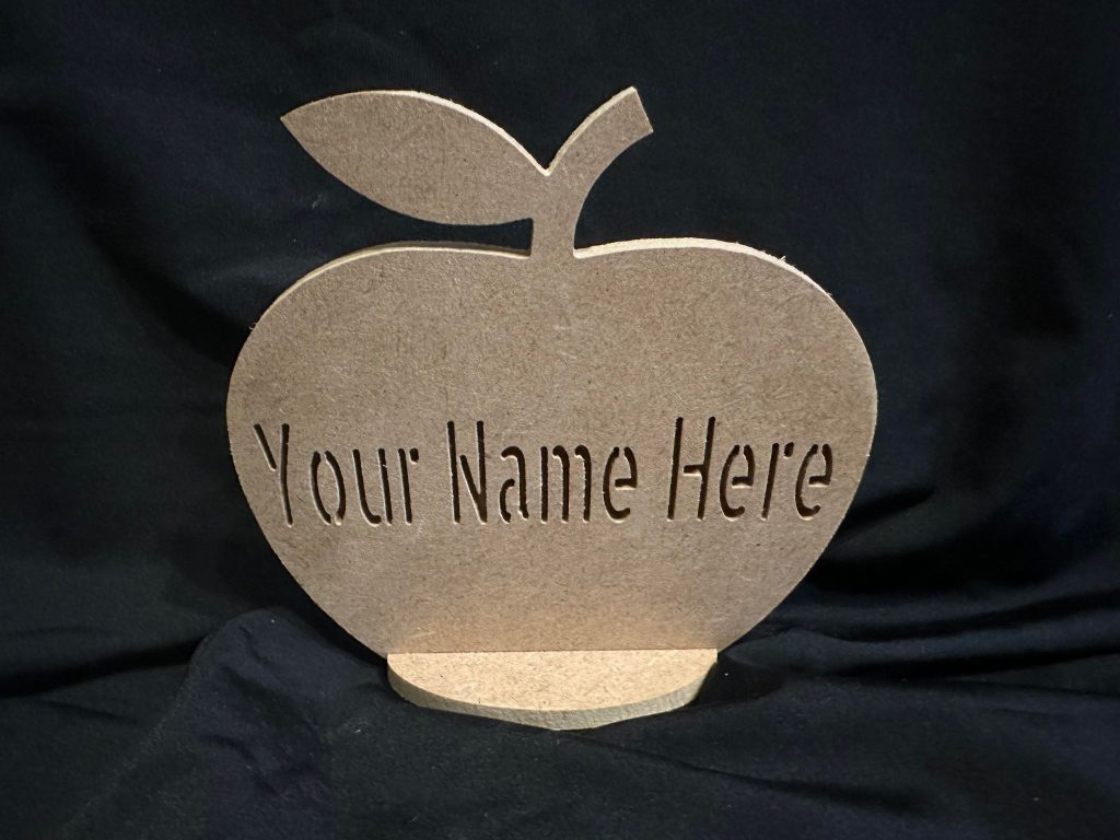 Personalised Standing Apple Shape - An Ideal Gift For Teachers ...